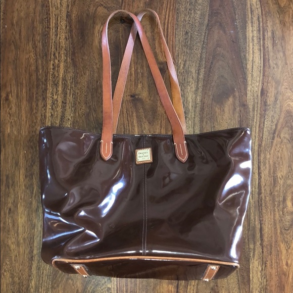 Dooney & Bourke | Bags | Patent Leather Dooney Bourke Tote Bag | Poshmark